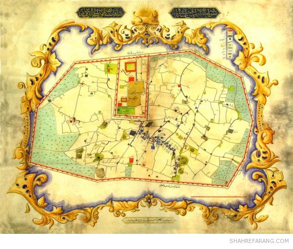 Six Old Maps of Tehran (1848-1925) | ShahreFarang